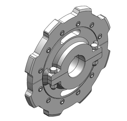 Roda Dentada Bipartida Segmentada - Fallgatter