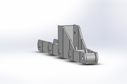 Corrente modelo OffSet com elo alto (tipo garra) - Fallgatter